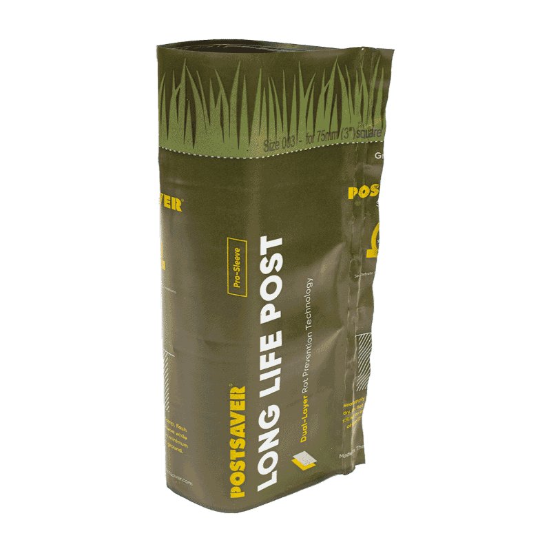 Fence Post Rot Protector Sleeves | Postsaver Pro-Wrap