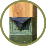 Fence Post Rot Protector Sleeves | Postsaver Pro-Wrap