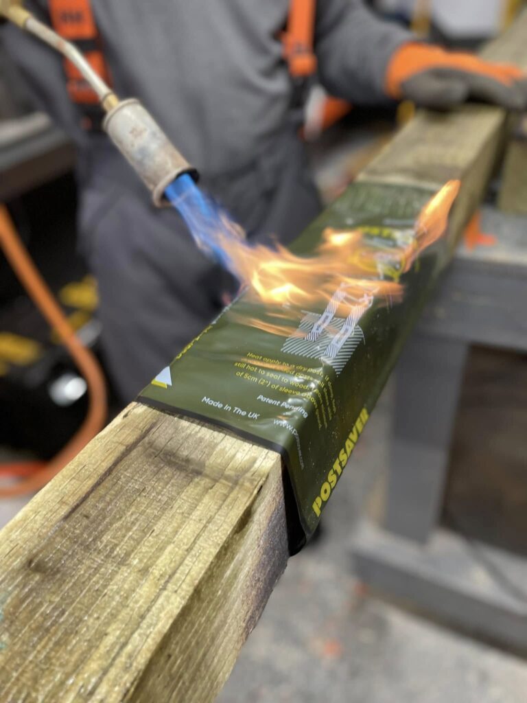 Fence Post Rot Protector Sleeves | Postsaver Pro-Wrap