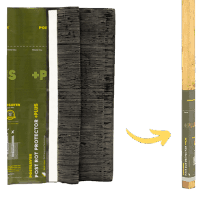 Fence Post Rot Protector Sleeves | Postsaver Pro-Wrap